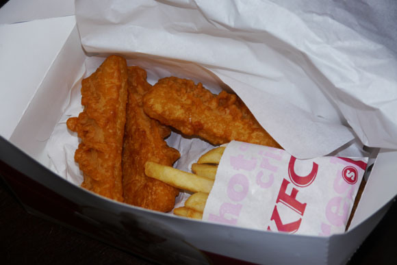 We try some of Kentucky Fried Chicken’s Kentucky Fried Fish ...