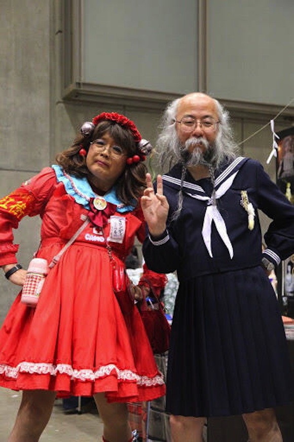 When Ladybeard meets “Sailor Suit Old Man”, it’s an explosion of manly ...