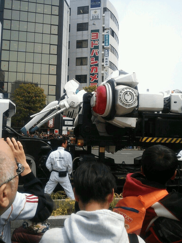Giant Patlabor robot stands tall in Tokyo even as film’s director calls ...
