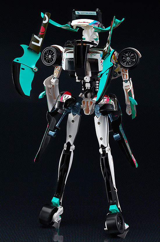 Hatsune Miku transforming race car robot is actually pretty awesome ...