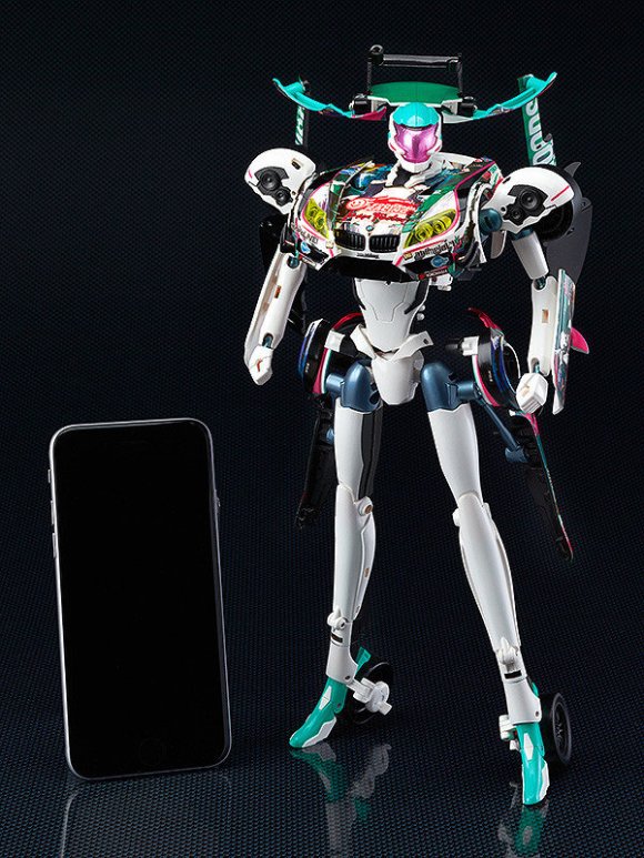 Hatsune Miku transforming race car robot is actually pretty awesome ...