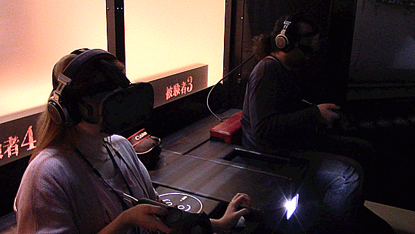 Trying Virtual Reality for the first time at Bandai Namco’s VR ...