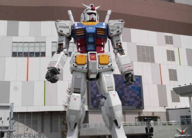 Gundam as god – Photo shows real-life giant anime robot getting deep ...